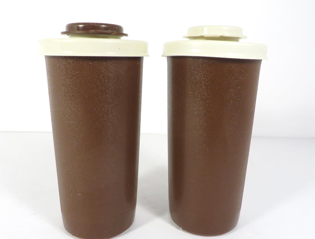 Vintage Tupperware Salt and Pepper Shakers - NOS Tupperware 1329 ...