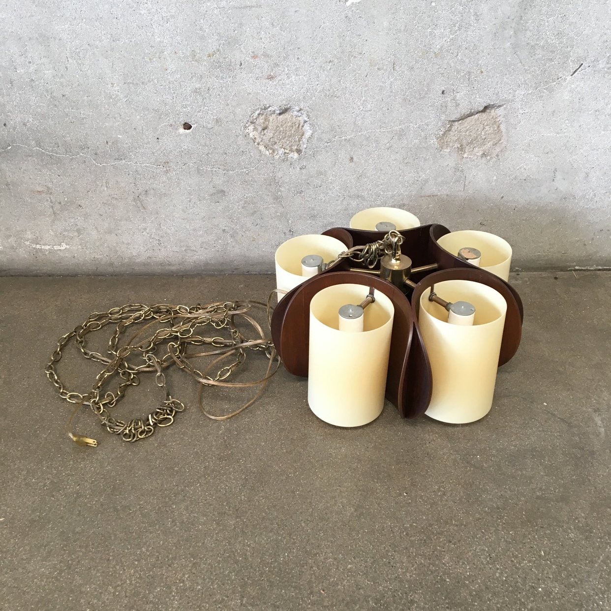 1960s Mid century Modern Modeline Cylinder Chandelier | Urban Americana ...