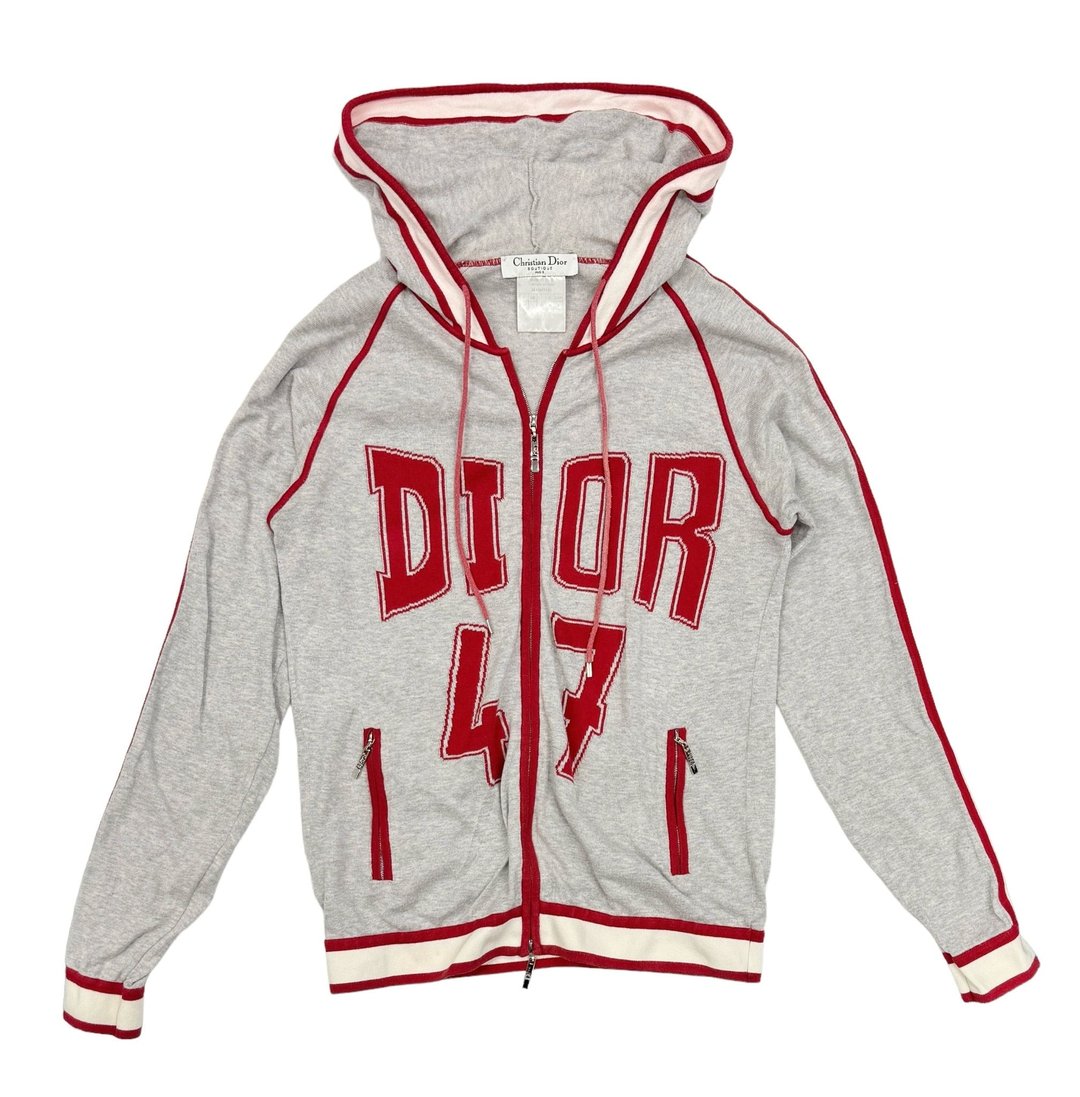 Dior Grey Varsity Jacket | Treasures of NYC | New York, NY