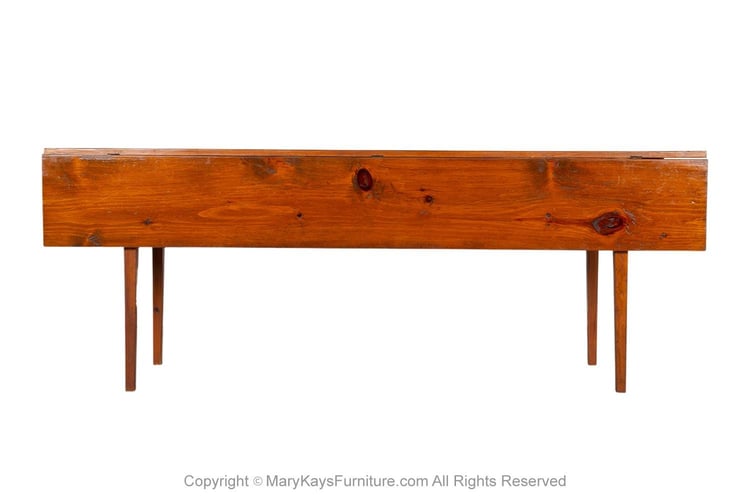 Rustic Drop Leaf Console Dining Table | Mary Kay's Furniture ...