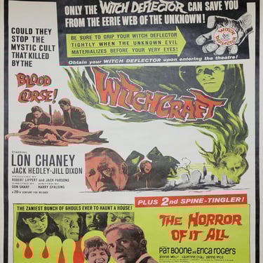 Witchcraft/The Horror Of It All Movie Poster | Wishbone Reserve ...
