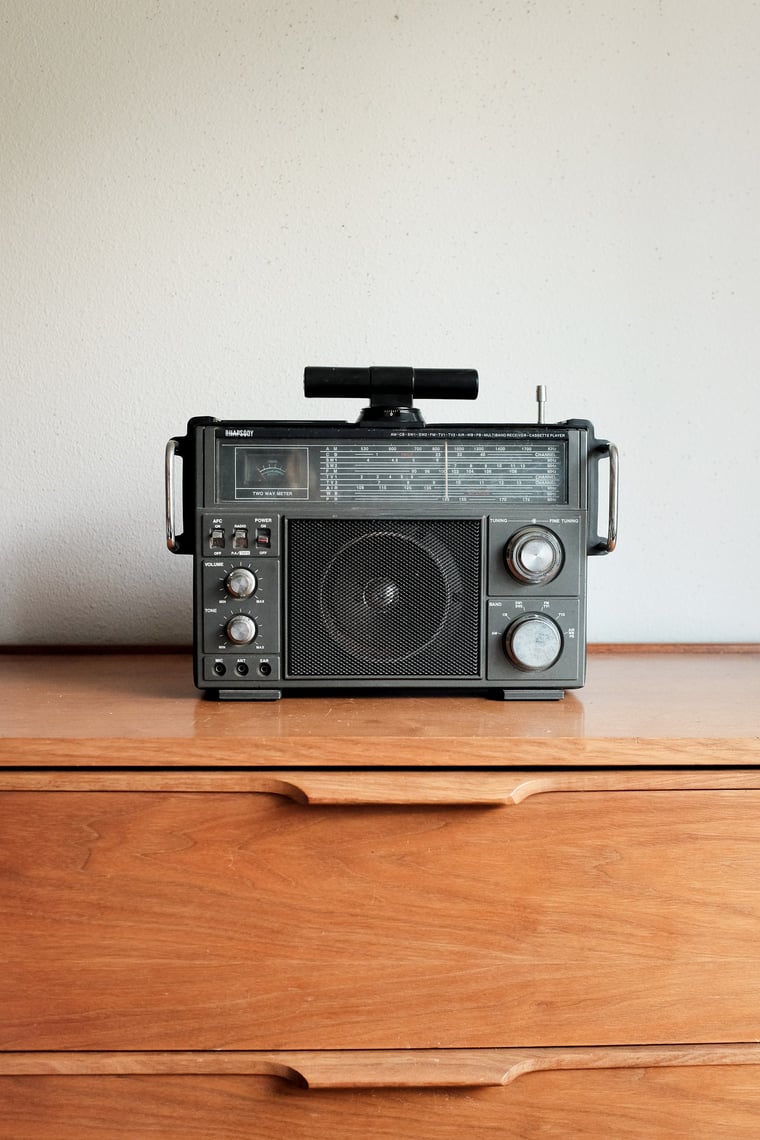 Vintage Rhapsody Multi band Radio / Cassette player | Microscope ...