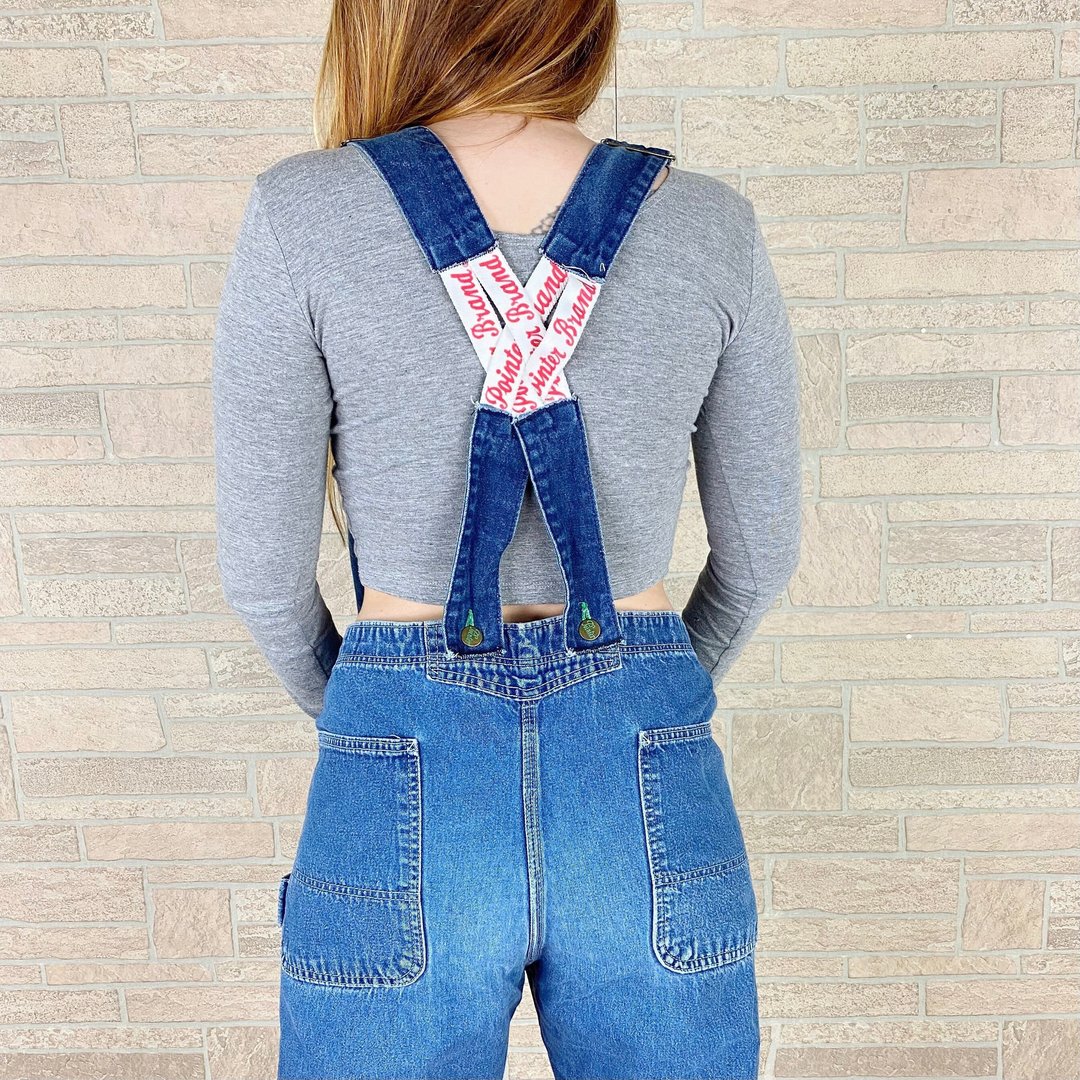 Vintage Pointer Brand Low Back Denim Dungarees Overalls | Noteworthy ...