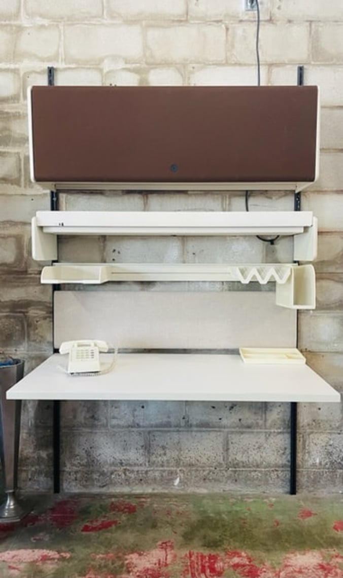 Herman Miller Double Desk Wall Unit | Revival Vintage | North Loop ...
