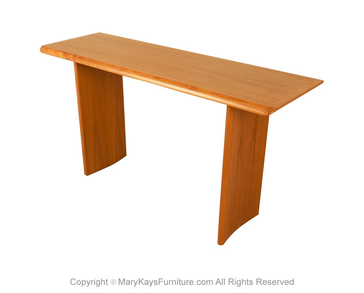Mid-Century Teak Danish Console Sofa Foyer Table | Mary Kay's Furniture ...
