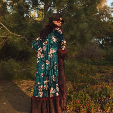 Penny Deluxe Infernal Spring Velvet Faux Fur Jacket | Jennafer Grace ...